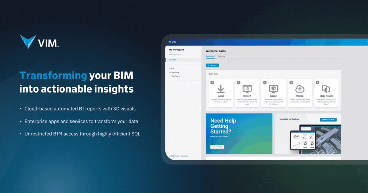 VIM - Transform your construction data into actionable insights